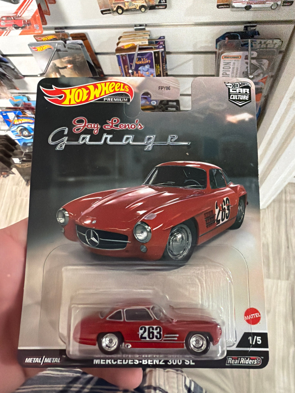 Hot Wheels Premium Jay Leno’s Garage Mercedes-Benz 300 SL – Rocket City Toys