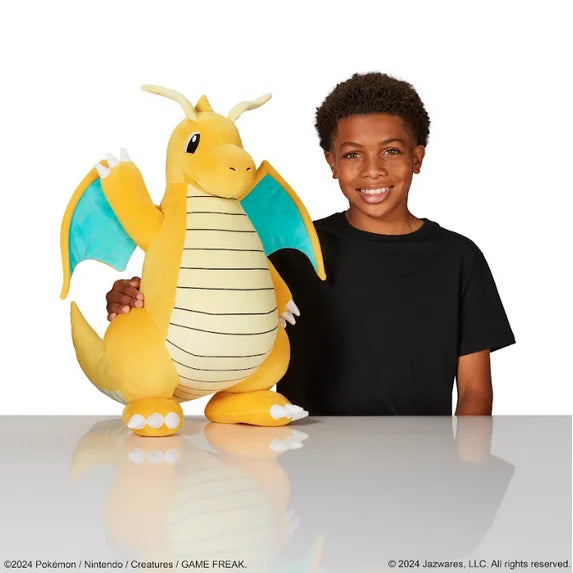 Pokémon Dragonite - 24 inch Dragon and Flying-Type Pokemon Plush ...