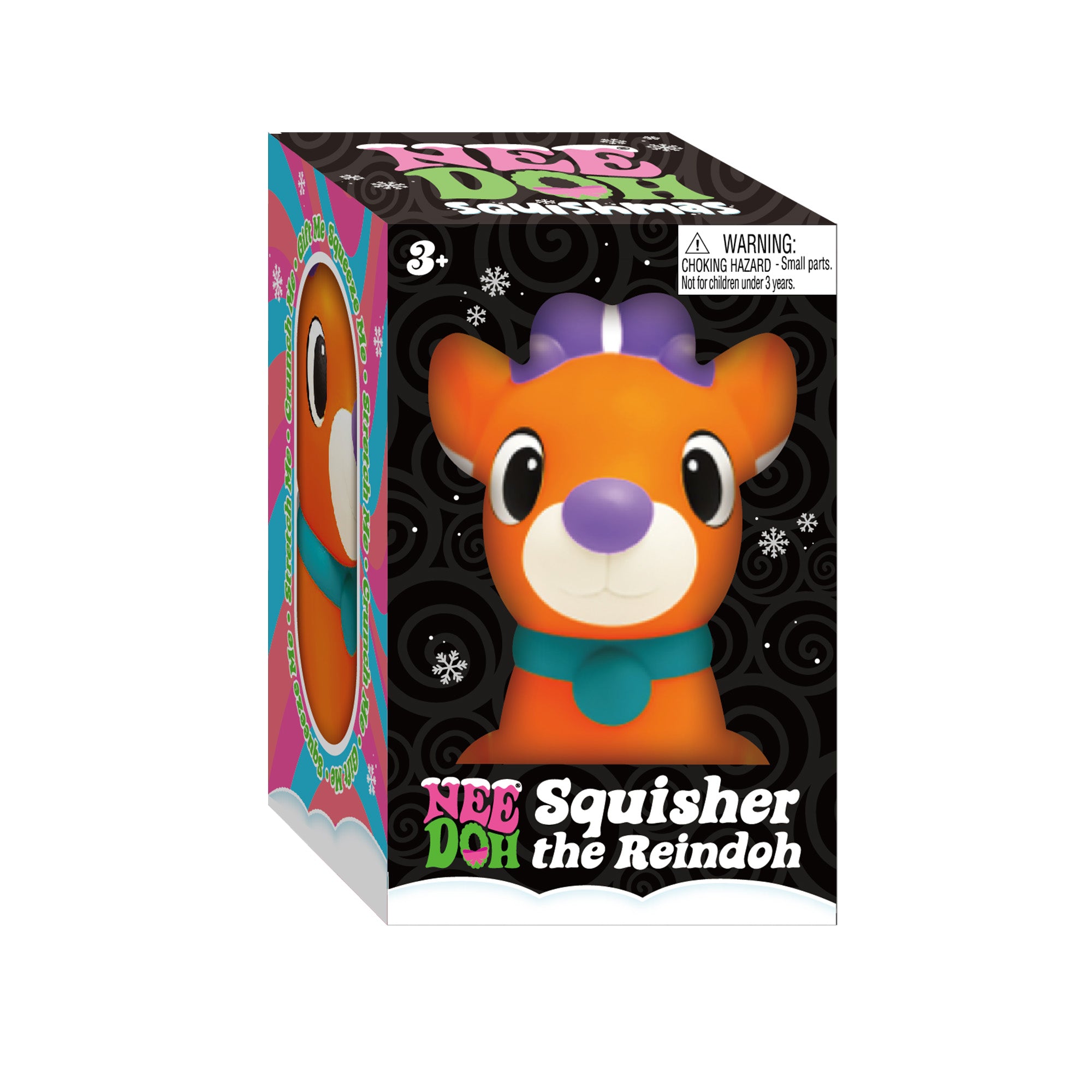 Schylling NeeDoh Squishmas Squisher The Reindoh Squishy Fidget Toy Mul ...