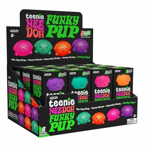 Teenie NeeDoh Funky Pups 3 Pack – Rocket City Toys
